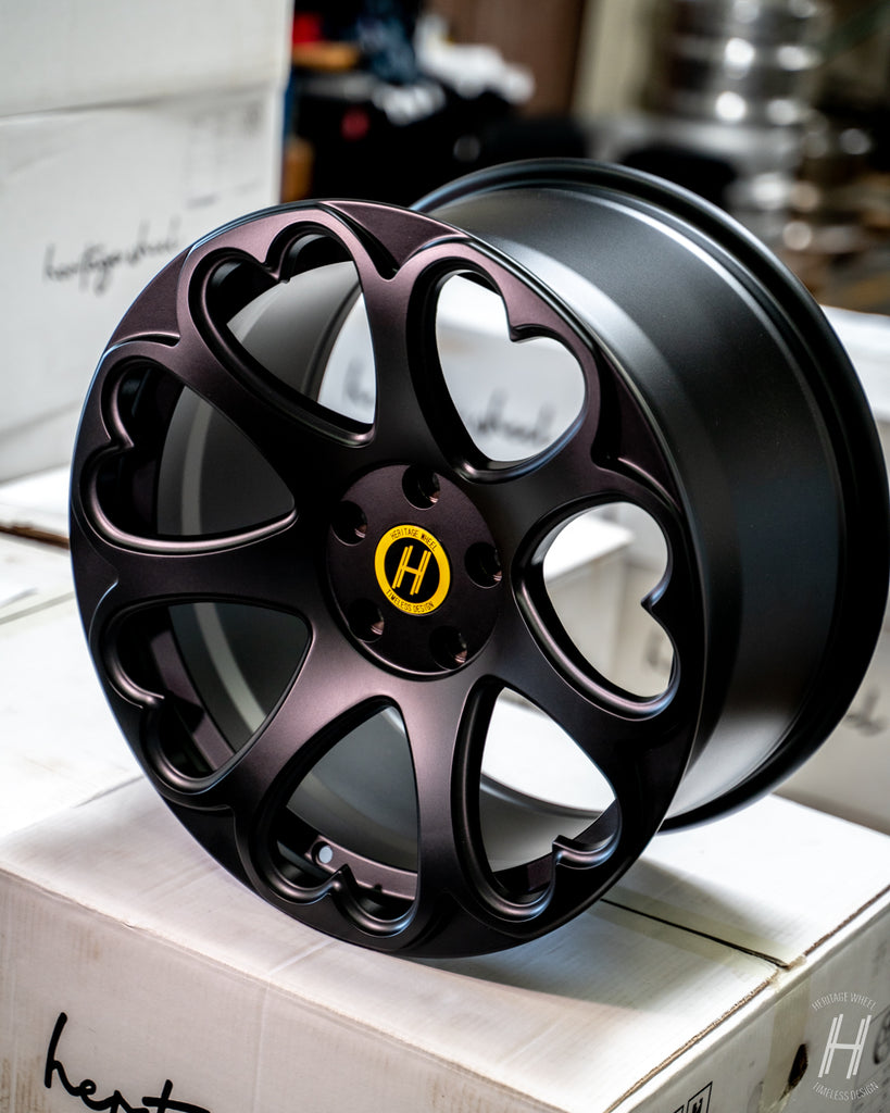 Kokoro MonoC - Satin Midnight Black – Heritage Wheel